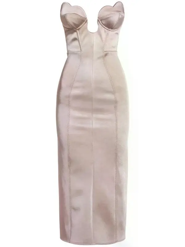 MARIA LUCIA HOHAN Nemy Midi Dress - Neutrals