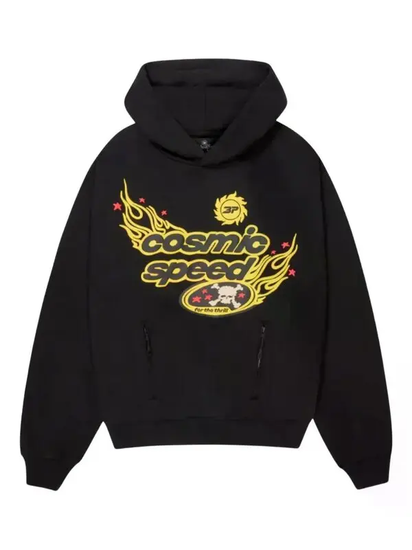 BROKEN PLANET Cosmic Speed Hoodie - Black