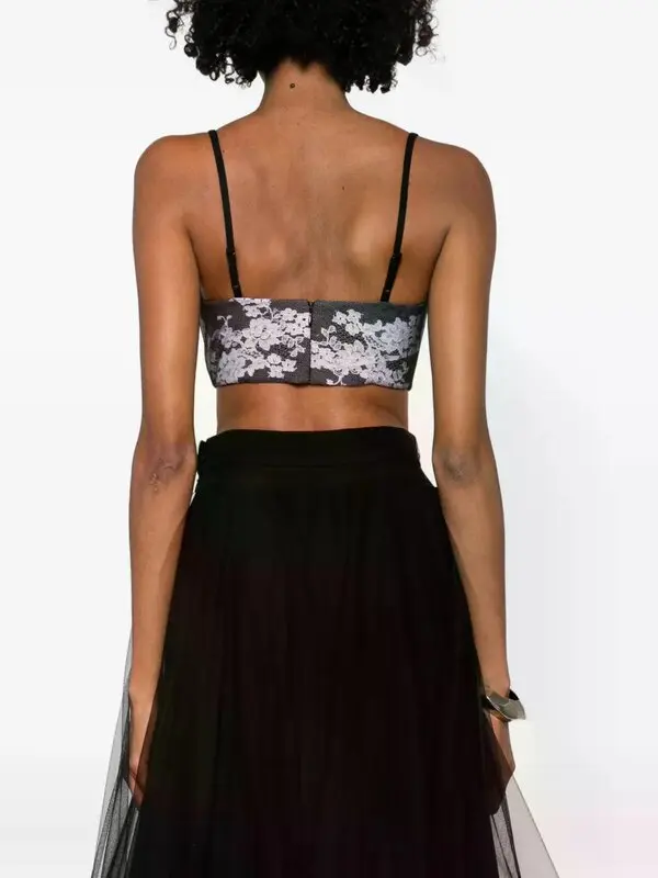 QUETSCHE Lace Corset - Black