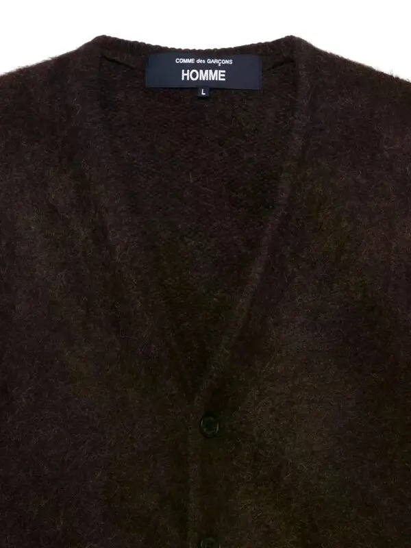 Comme Des Garçons V-neck Cardigan
