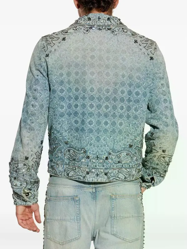Amiri Embellished Paisley Jacket