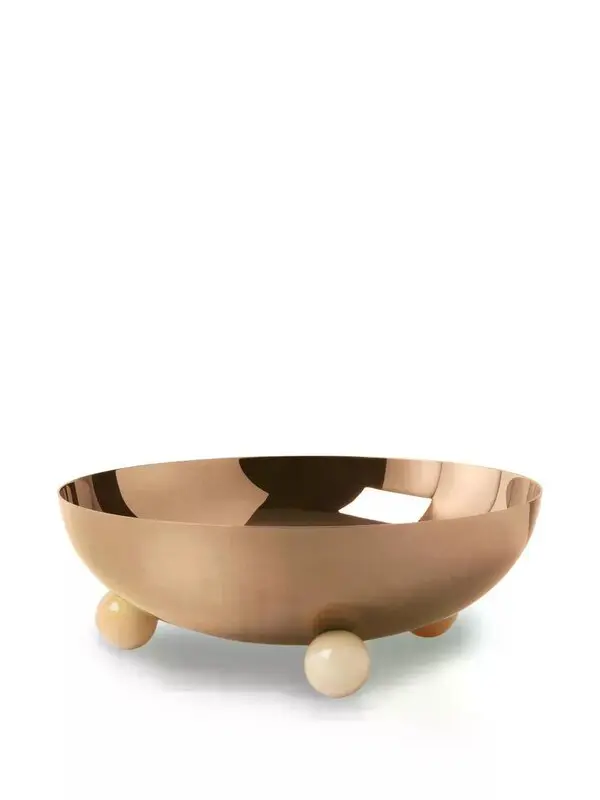 SAMBONET Penelope Mirror Sphere Serving Bowl - Brown