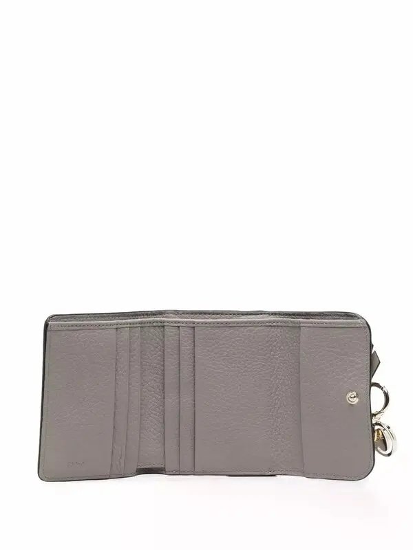 Chloé Alphabet Tri-fold Wallet - Grey