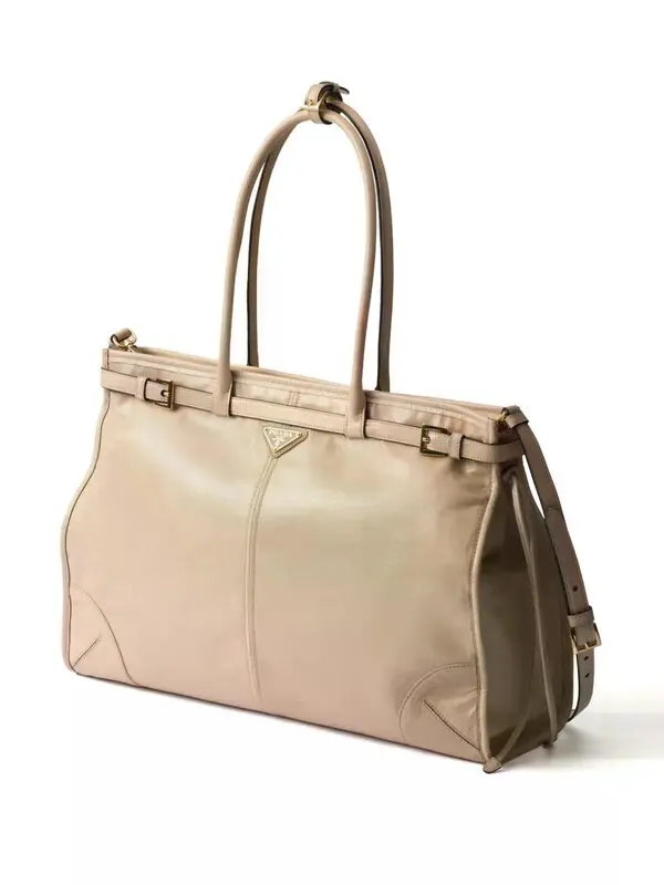 Prada Extra Large Bonnie Tote Bag - Neutrals