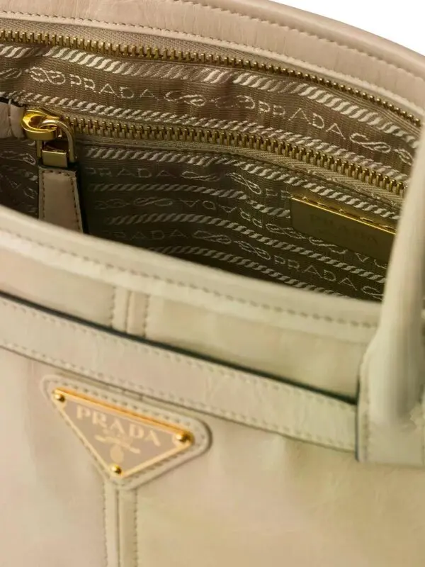 Prada Extra Large Bonnie Tote Bag - Neutrals