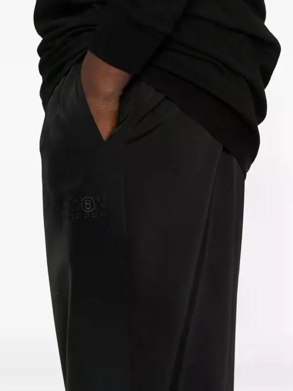 MAISON MARGIELA Logo-embroidered Trousers