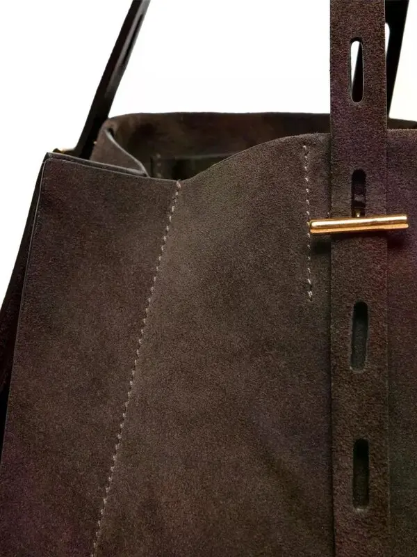 MINOBOSSI Paula Adjustable Suede Shoulder Bag - Brown
