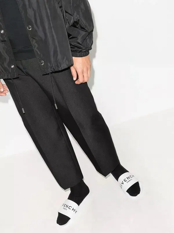 Givenchy Contrast Logo Slides - White