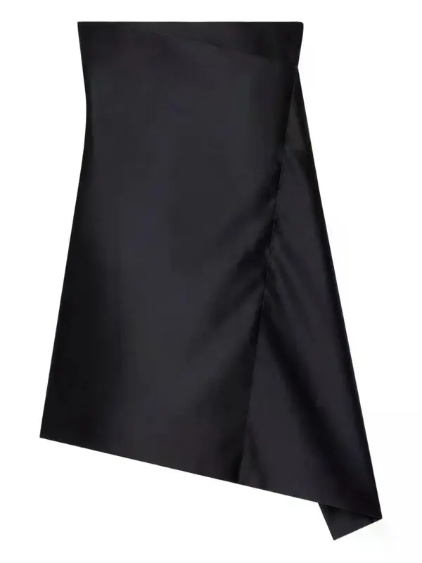 COURREGES One-minute Draped Mini Dress - Black