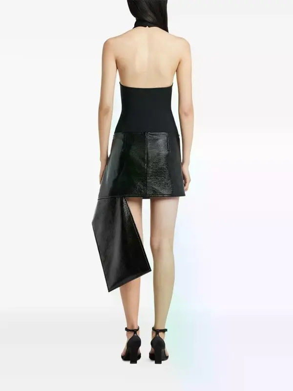 COURREGES Halter-neck Jersey Bodysuit - Black
