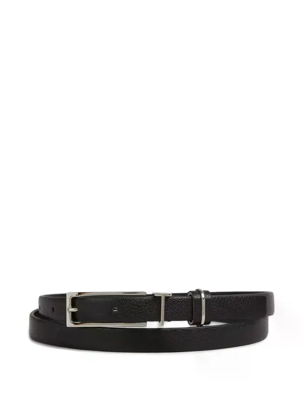 TOM FORD Leather Buckle Belt - Black