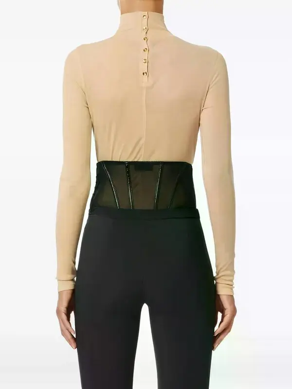 Elisabetta Franchi High-neck Jersey Top
