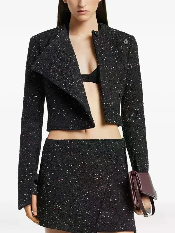COURREGES Tweed Cropped Jacket