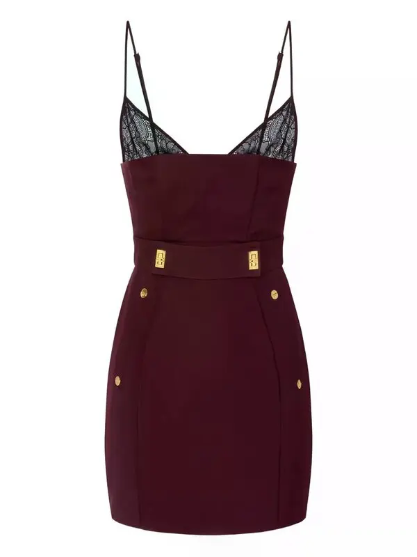 Elisabetta Franchi Lace-detailed Mini Dress