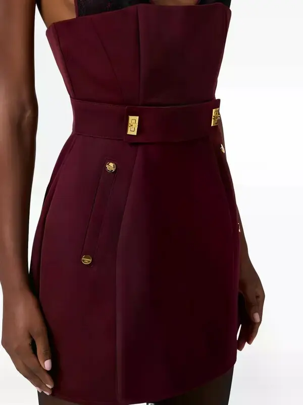 Elisabetta Franchi Lace-detailed Mini Dress