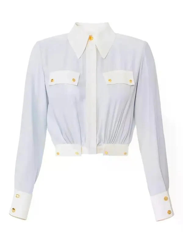 Elisabetta Franchi Two-tone Buttoned Shirt