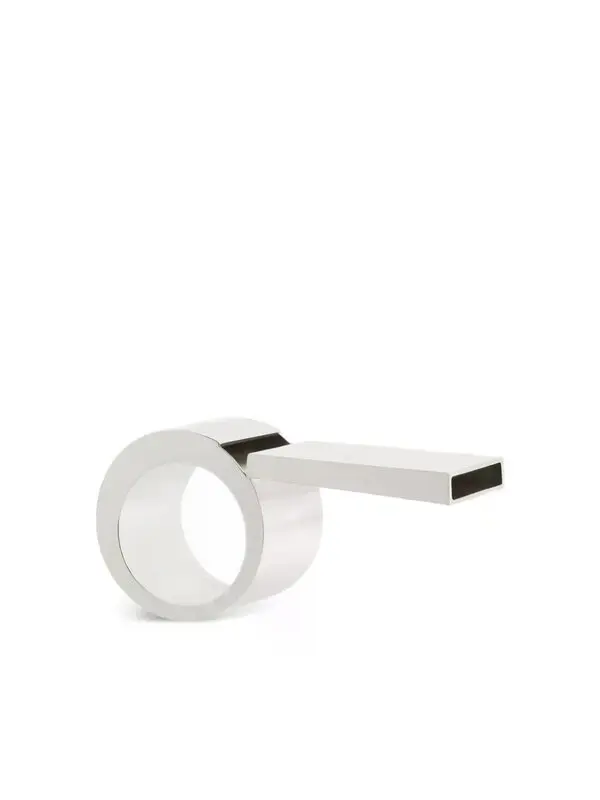 COURREGES Whistle Band Ring - Silver
