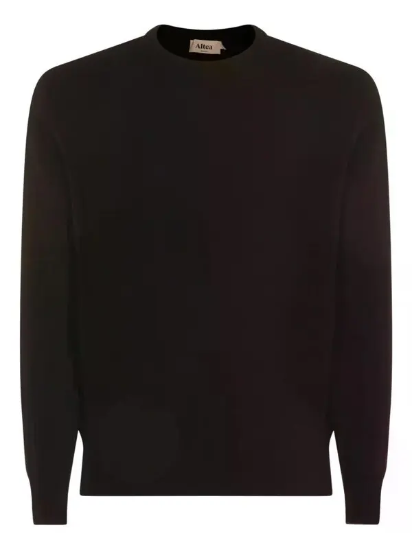 Altea Crew-neck Long-sleeve Sweater - Black