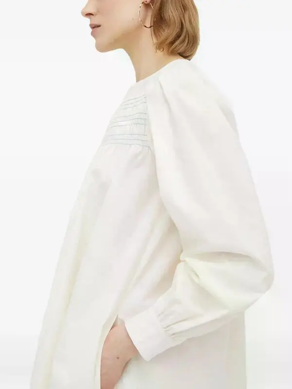 RÉSUMÉ Smocked Long-sleeve Dress
