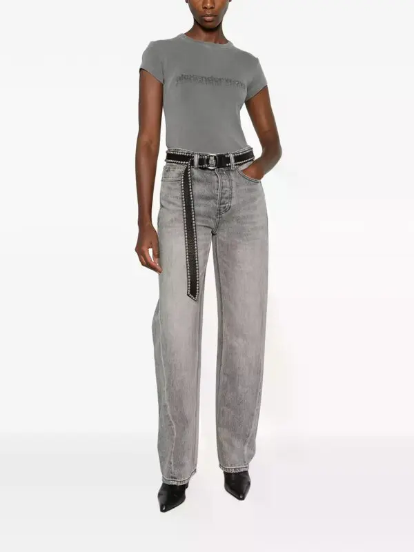 Alexander Wang Crystal Logo T-shirt