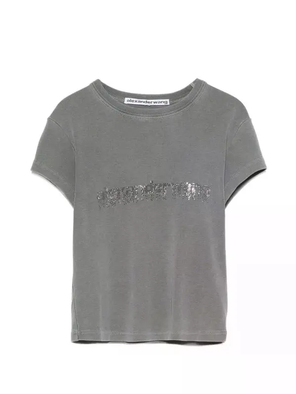 Alexander Wang Crystal Logo T-shirt