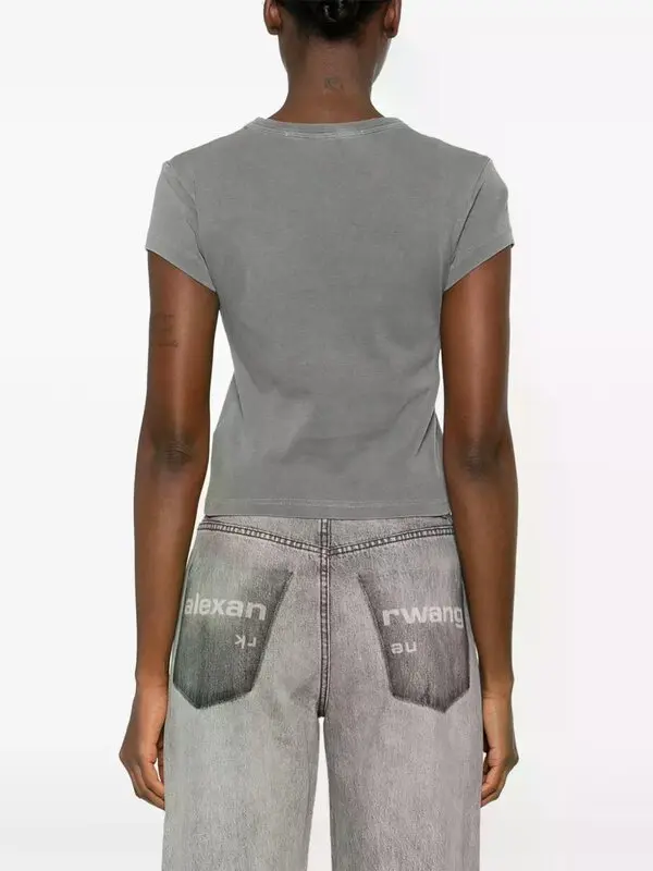 Alexander Wang Crystal Logo T-shirt