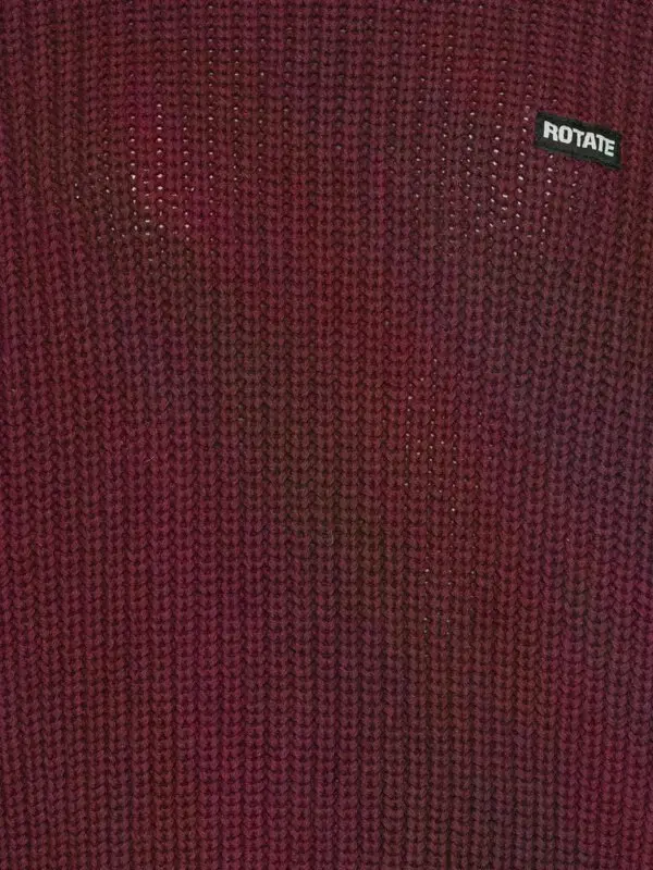 ROTATE BY BIRGER CHRISTENSEN Roll-neck Sweater - Red