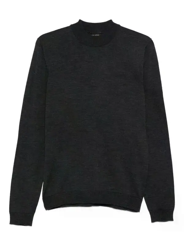 ROBERTO COLLINA Crew-neck Merino Wool Blend Sweater