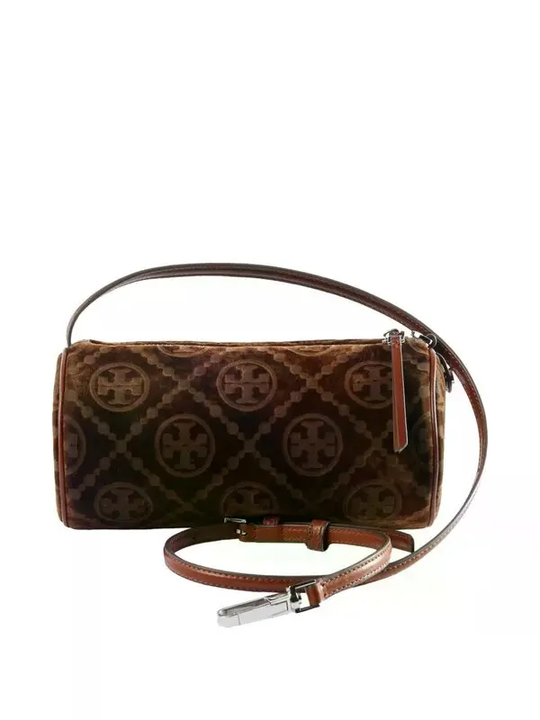 Tory Burch Monogram Cylinder Tote Bag