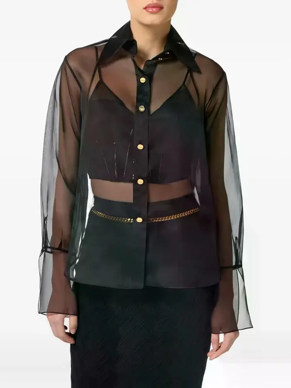 Elisabetta Franchi Button Blouse