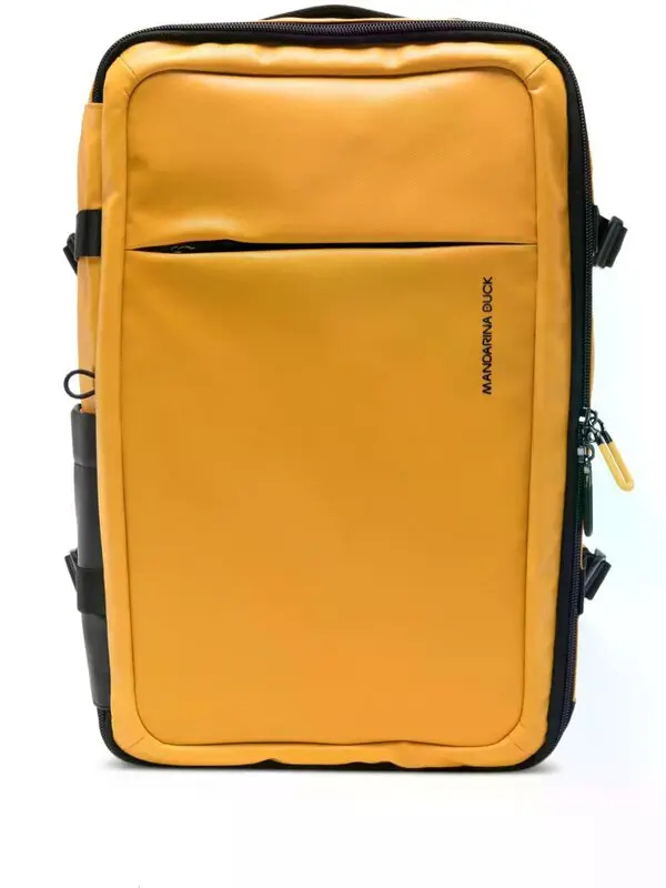 MANDARINA DUCK Eco Coated Travel Backpack - Yellow