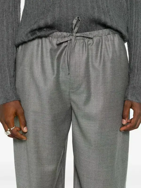 THE ROW Wool Straight-leg Trousers