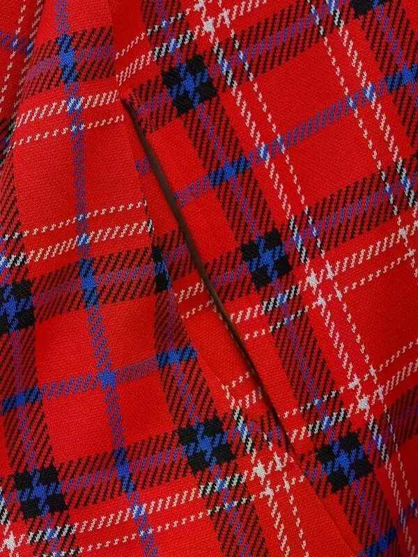 Comme Des Garçons Plaid-pattern Hoodie