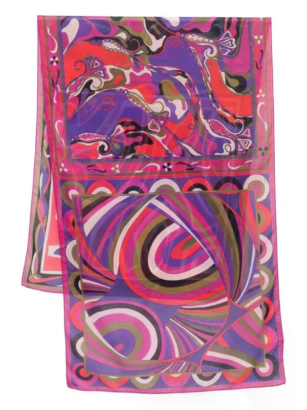 Emilio Pucci Mixed-print Pareo - Pink