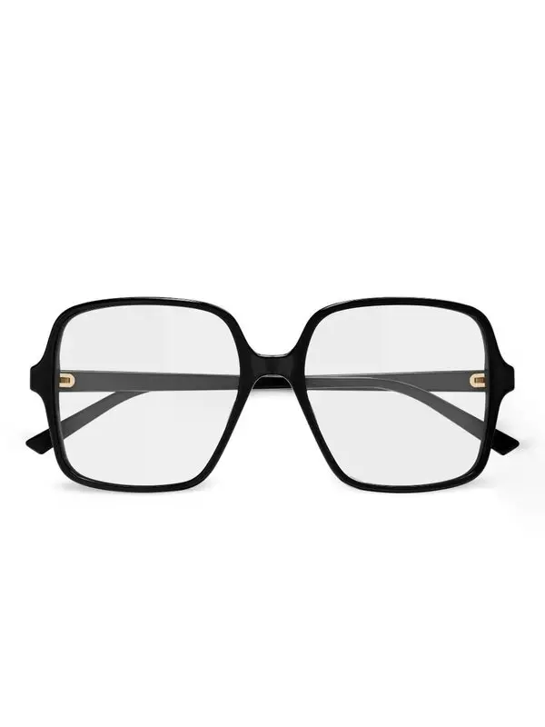 Gucci Logo-detail Glasses - Black