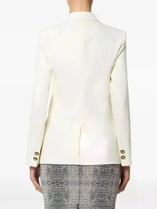 Elisabetta Franchi Single-breasted Blazer With Pocket Square