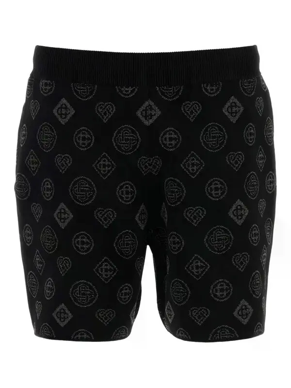 Casablanca Embroidered Jacquard Bermuda Shorts