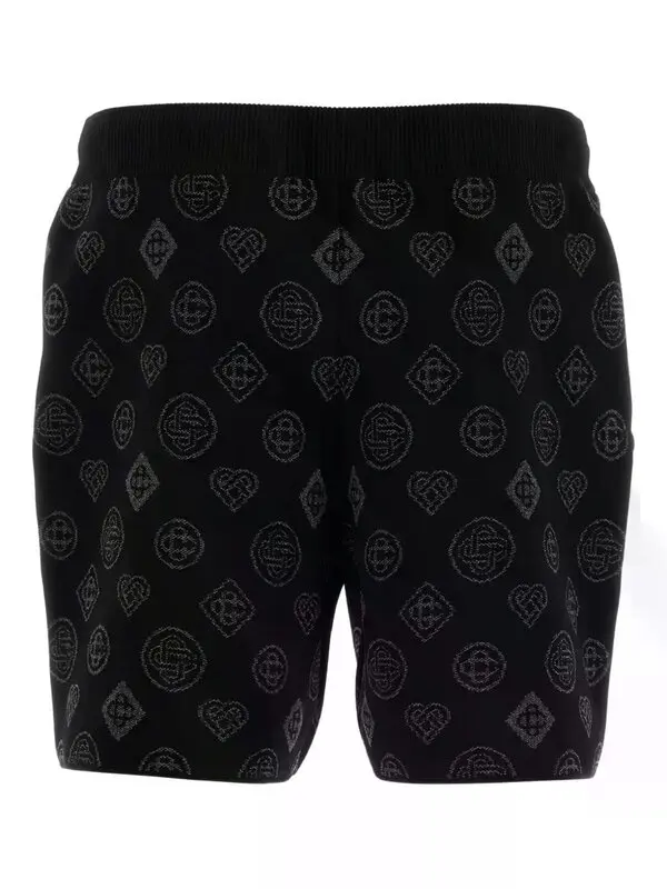 Casablanca Embroidered Jacquard Bermuda Shorts