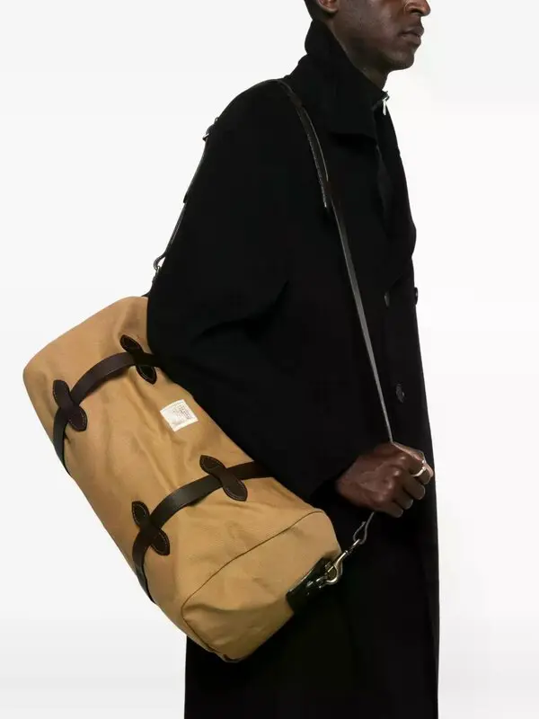 Filson Leather-strap Tote Bag - Brown