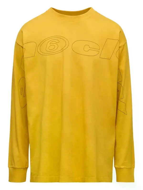 MAISON MARGIELA Graphic-print Long-sleeve T-shirt