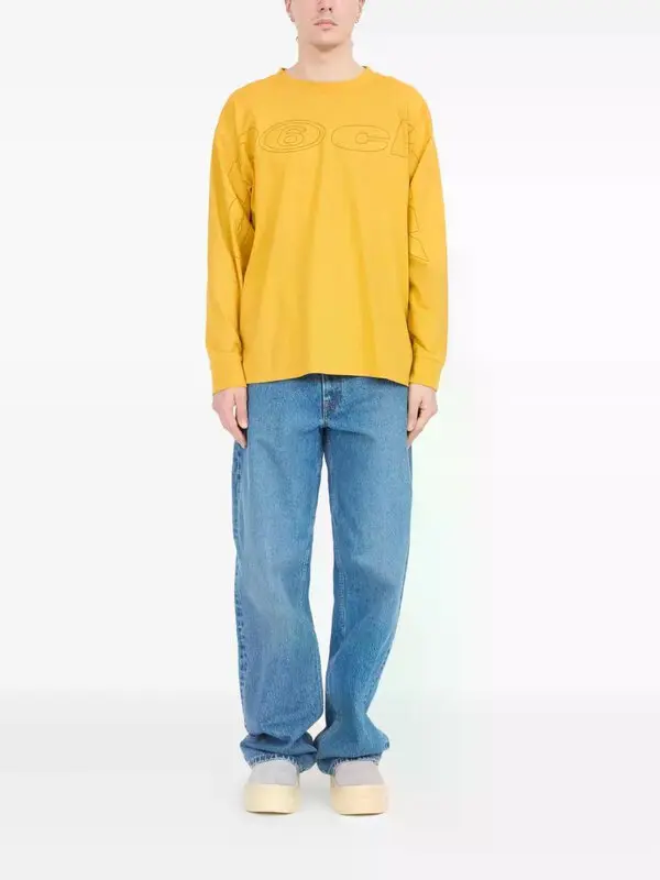 MAISON MARGIELA Graphic-print Long-sleeve T-shirt