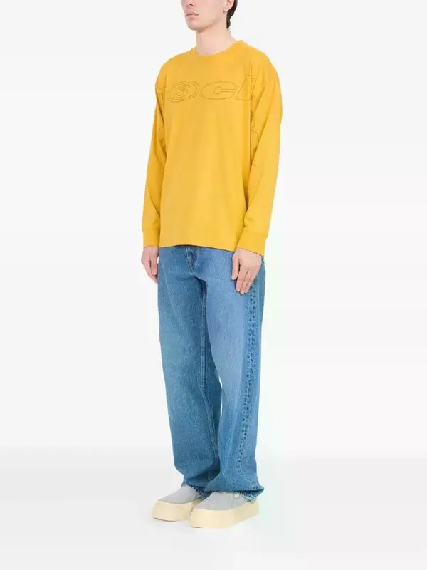 MAISON MARGIELA Graphic-print Long-sleeve T-shirt