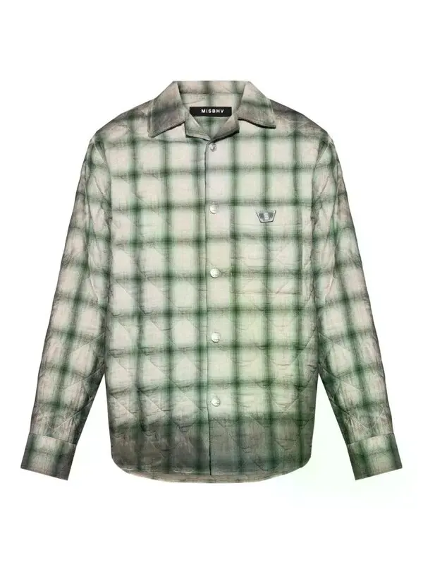 MISBHV Checked Quilted Overshirt