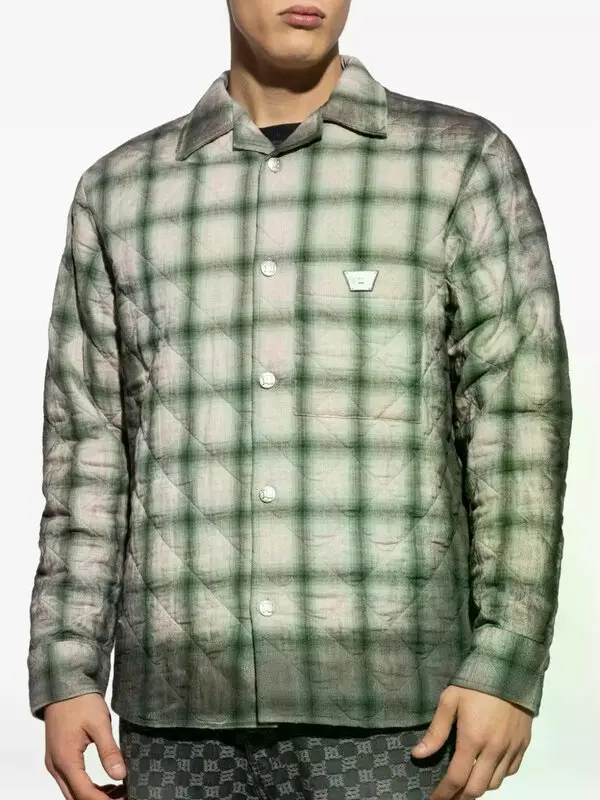 MISBHV Checked Quilted Overshirt