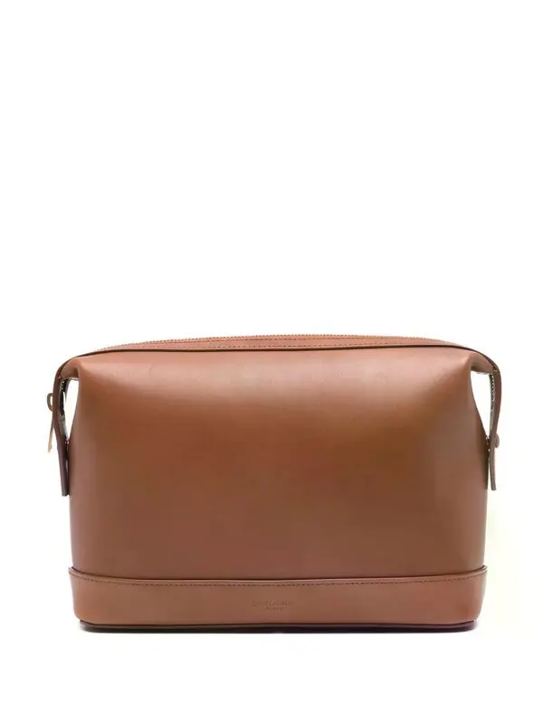 Saint Laurent Leather Clutch Bag - Brown