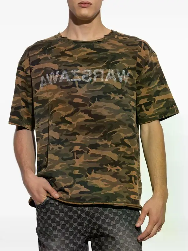 MISBHV Warszawa Print Camouflage T-shirt