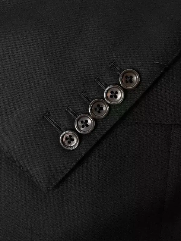 TOM FORD Wool Single-breasted Suit - Black