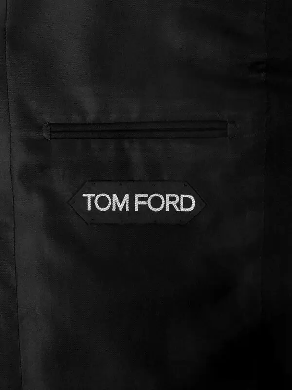 TOM FORD Wool Single-breasted Suit - Black