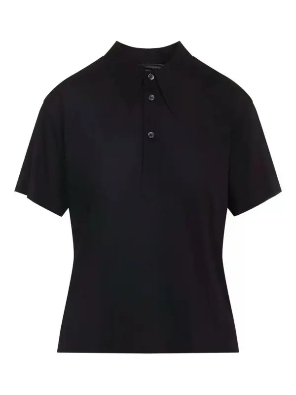 MAISON MARGIELA Buttoned-collar Polo Shirt