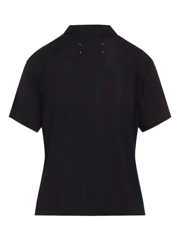 MAISON MARGIELA Buttoned-collar Polo Shirt